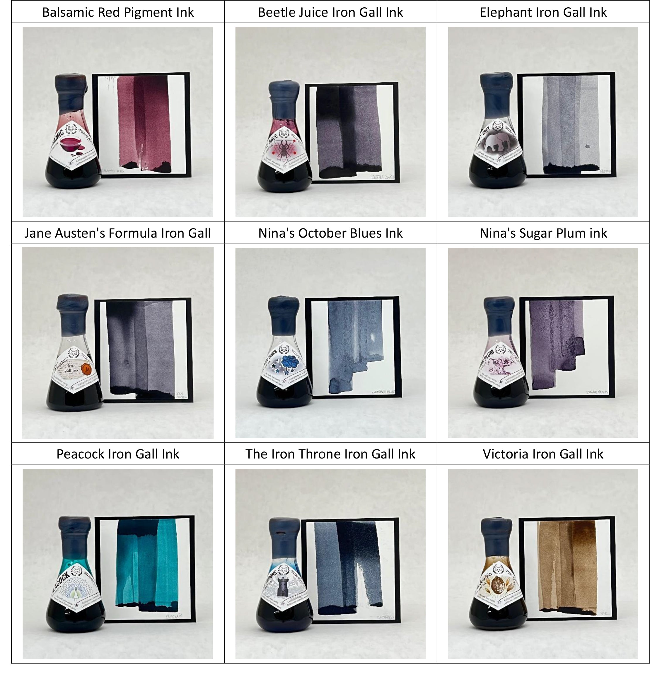 Fox and Quills Calligraphy Ink – Handwrite House