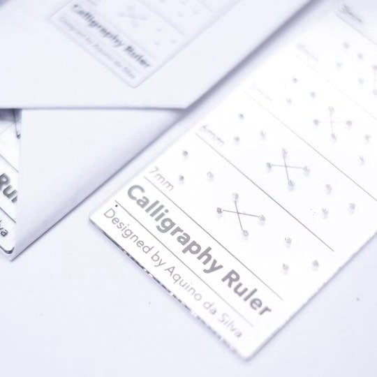 Calligraphy Ruler by Aquino da Silva 英文書法專用間尺 – Handwrite House